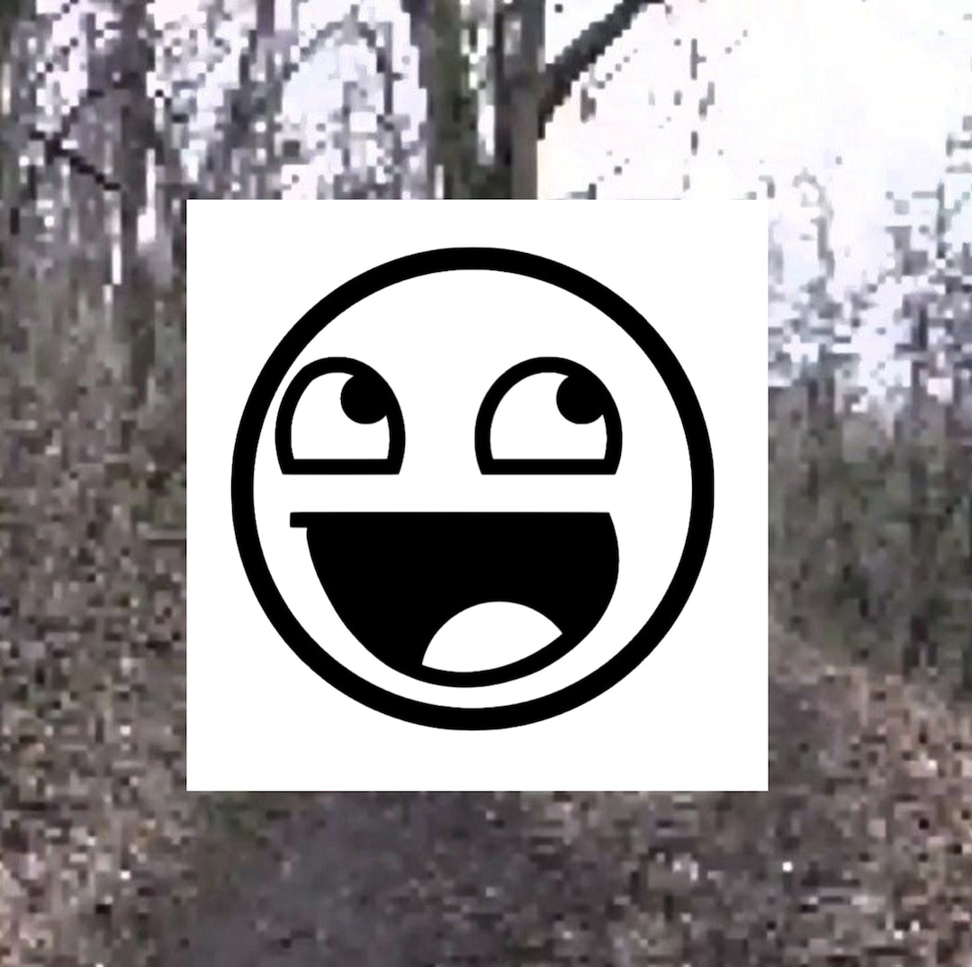 Epic Face Emoji Decal - Etsy