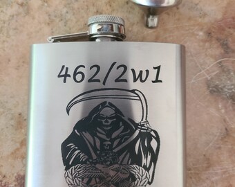 Grim Reaper Flask - Etsy