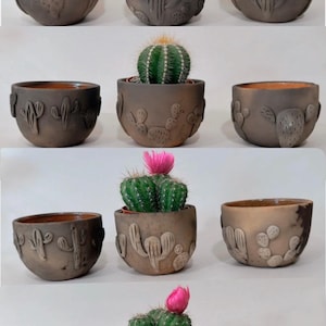Succulent Planters Clay Mini Pots 2” - Etsy