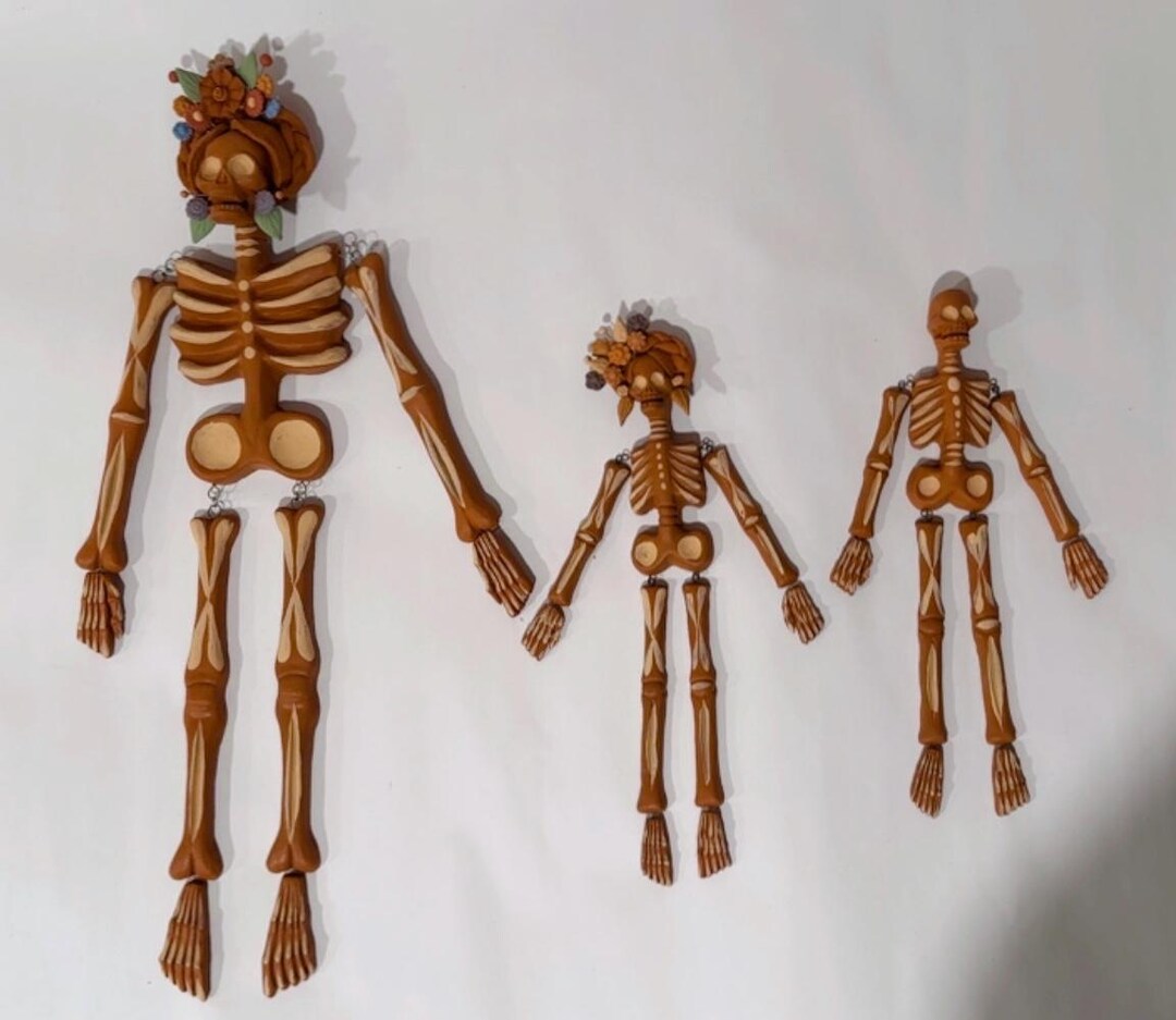 Catrina Esqueleto Metepec Skeleton Clay Skull - Etsy