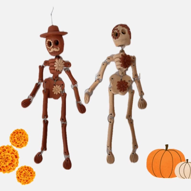Clay Skeleton Hanging - Etsy