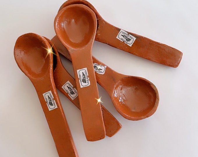 Cucharas De Barro Clay Spoons - Etsy