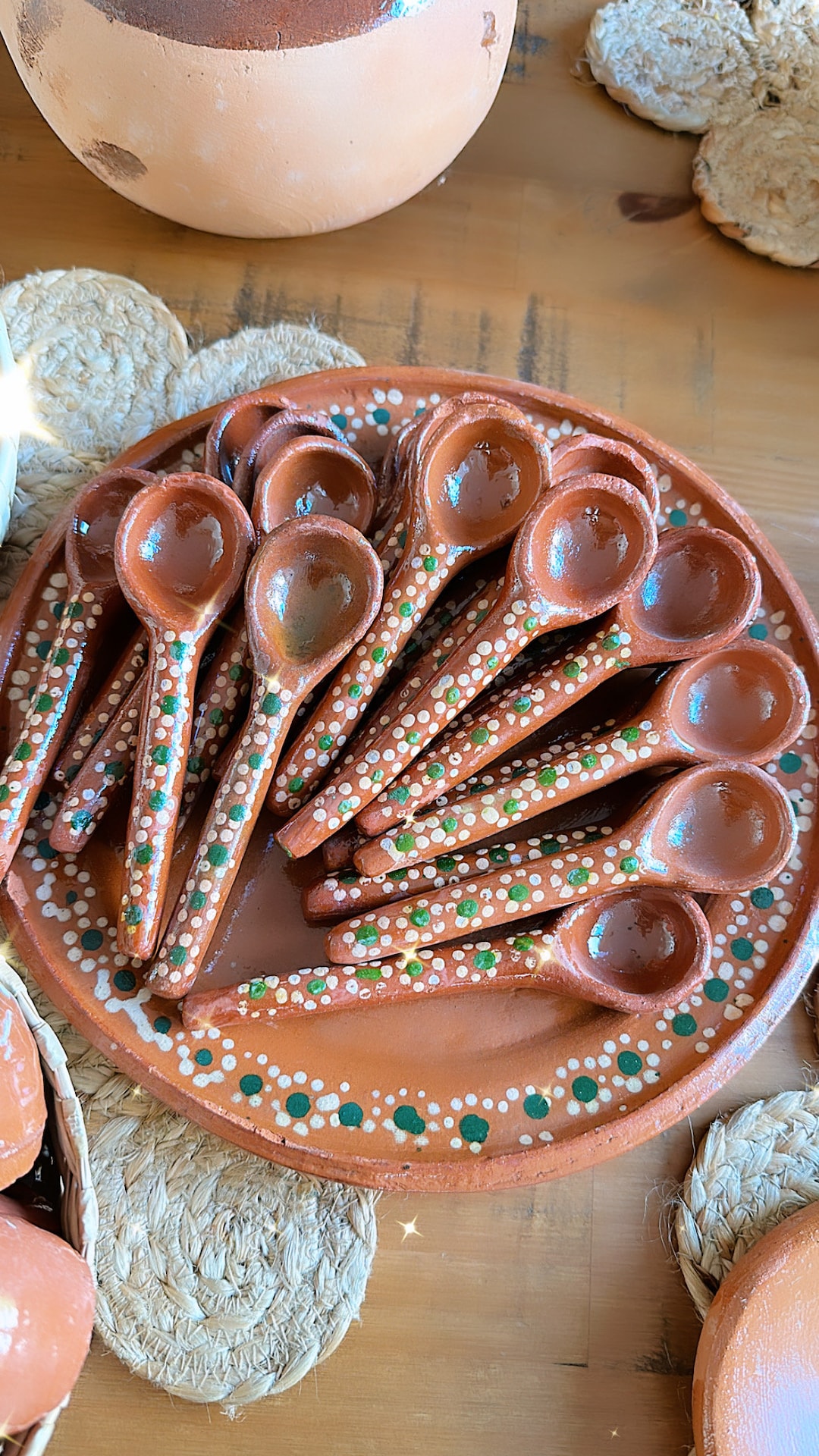 Cucharas De Barro Clay Spoons - Etsy