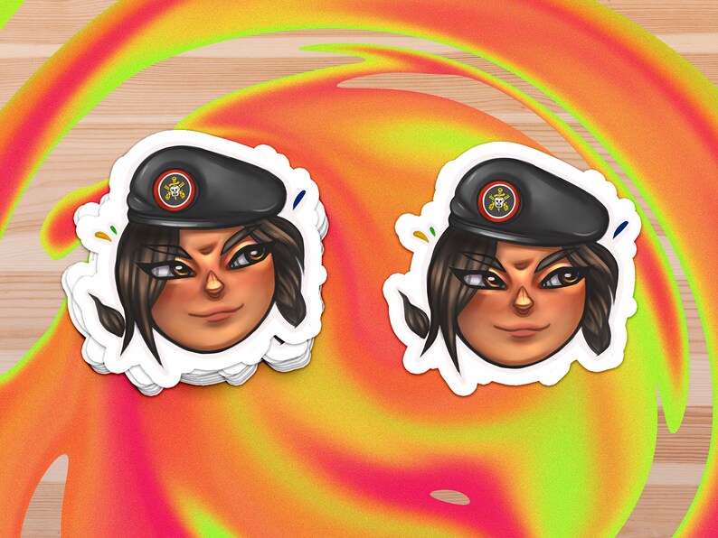 R6 Caveira Die-cut Sticker, Gaming, FPS, Sticker, Siege, Cute, Gamer ...