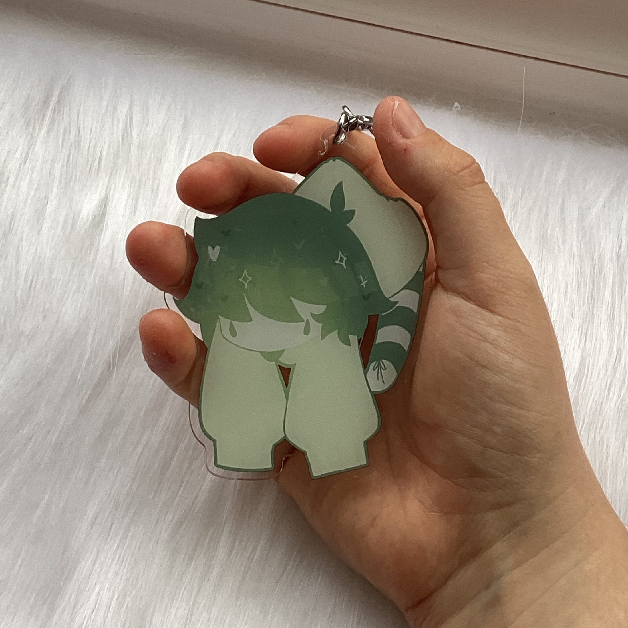 Jumbo Sized pinch Mime Acrylic Keychain - Etsy