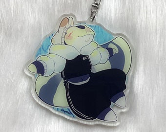 Jumbo Sized pinch Mime Acrylic Keychain - Etsy