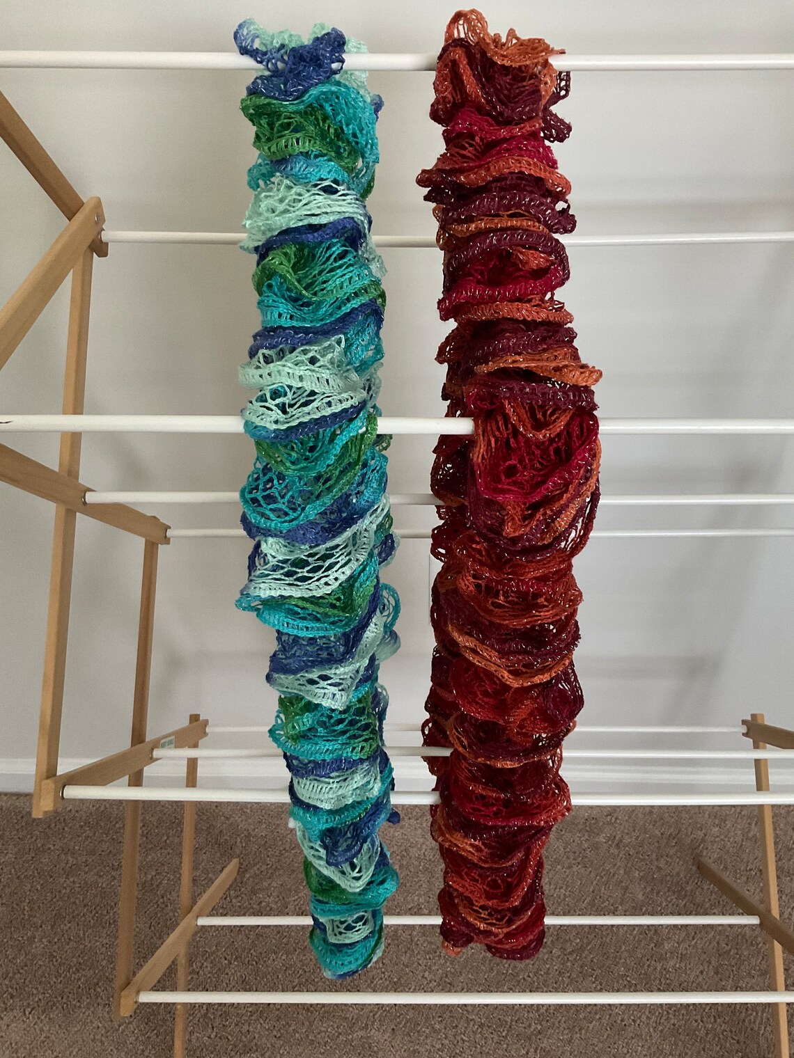 Ruffled Scarf - Etsy