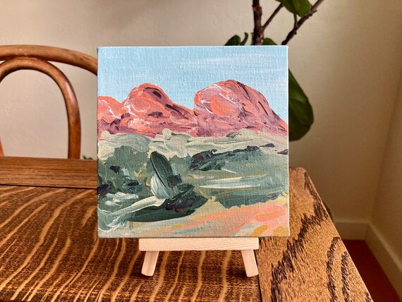Arizona Red Rocks Original Acrylic Painting - Etsy