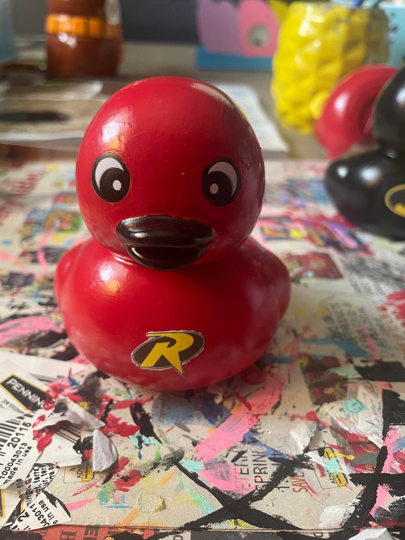 Robin Rubber Duck - Etsy