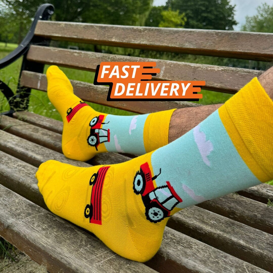 Farmer Socks, Farm Theme Gift Countryside Gift, Agricultural Gifts ...