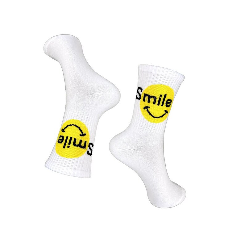 Finish Your Outfit With Smiley Face Socks | Funny Socks | Smiley Yellow ...