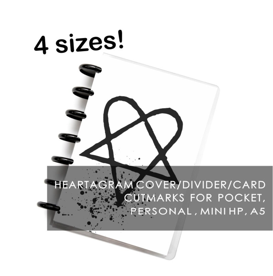 Heartagram Cover, Dashboard Insert or Planner Card | PDF With 4 Sizes ...