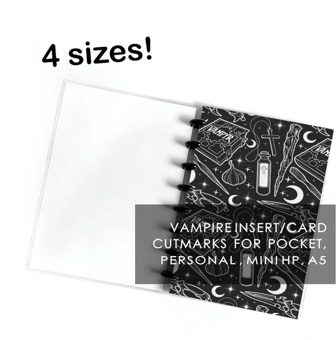 Vampire Huntress Planner Dashboard or Planner Card PDF With 4 Sizes of ...