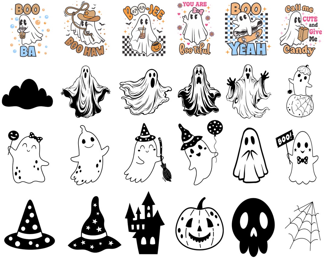 Ghost Svg Ghost Svg Bundle Svg Files Ghost Cricut Svg Ghost - Etsy