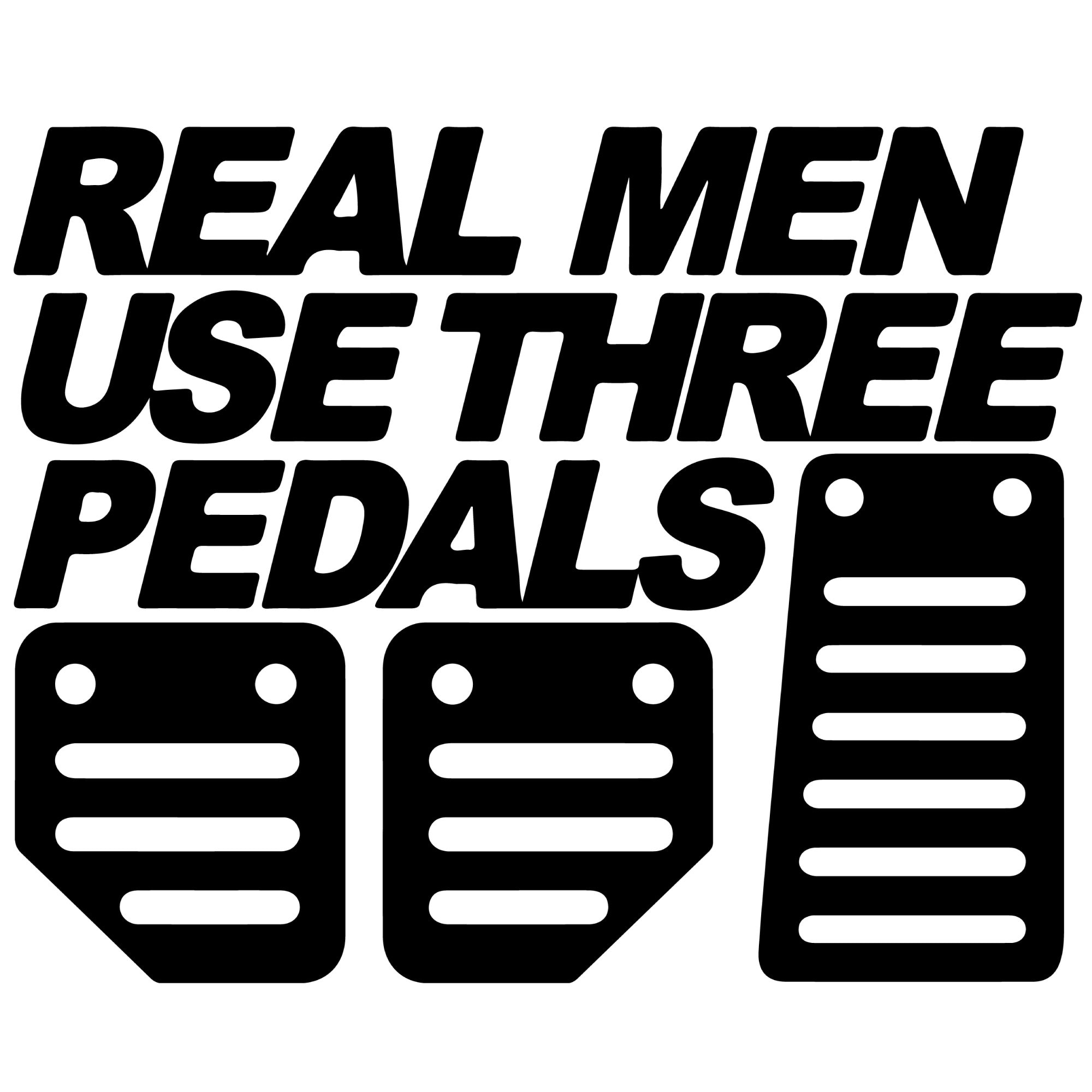 Real Man Use Three Pedals SVG, Car Quotes, Car Fans, Car Events, Sport ...