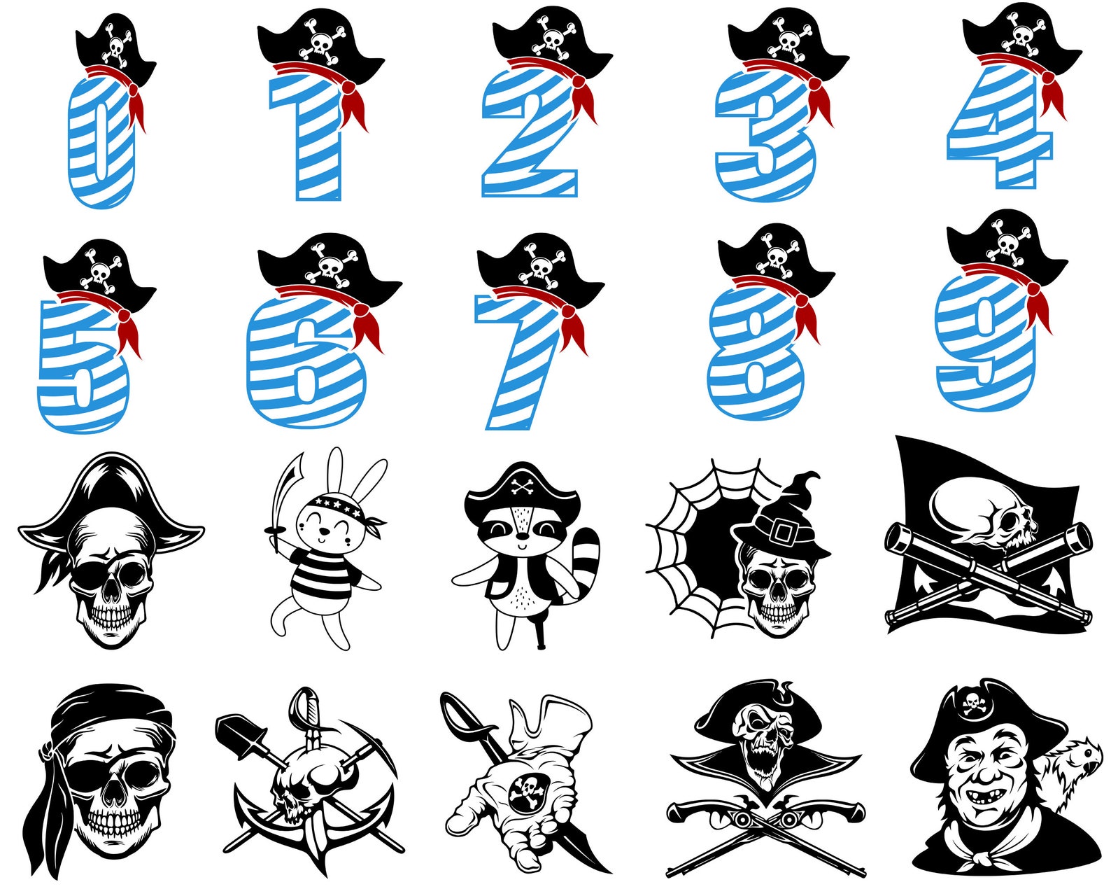 Pirate Svg, Pirate Svg Bundle, Layered Svg Pirate, Pirate Flag Svg ...