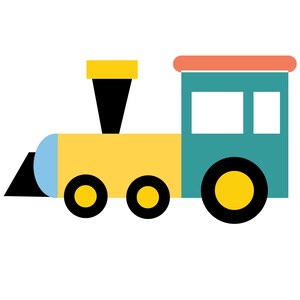 Kids Train Svg, Kids Education Files, Kids Svg Bundle, Layered Svg ...