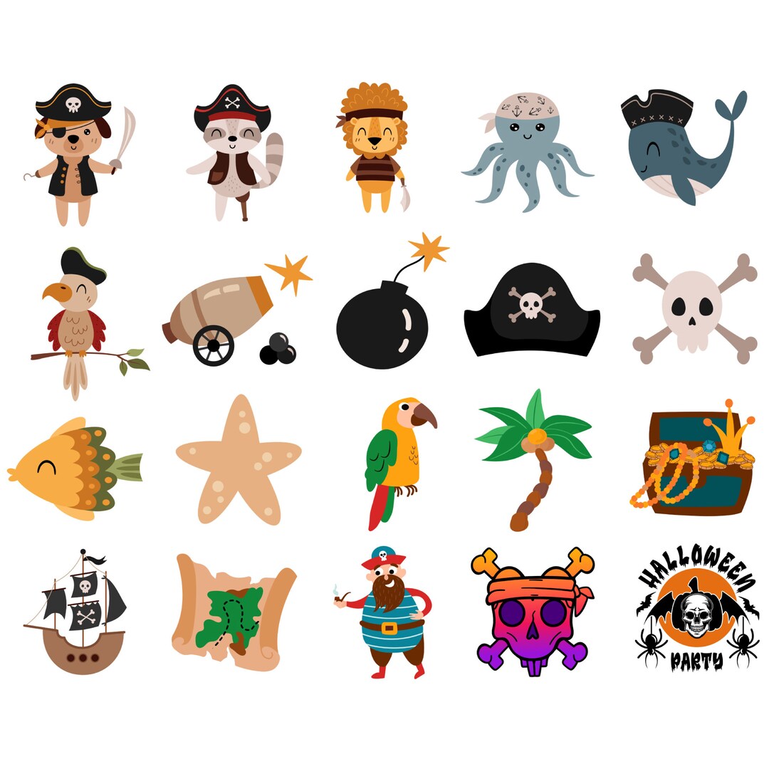 Pirate SVG Bundle: Layered Pirate Life Graphics (cut File) - Etsy