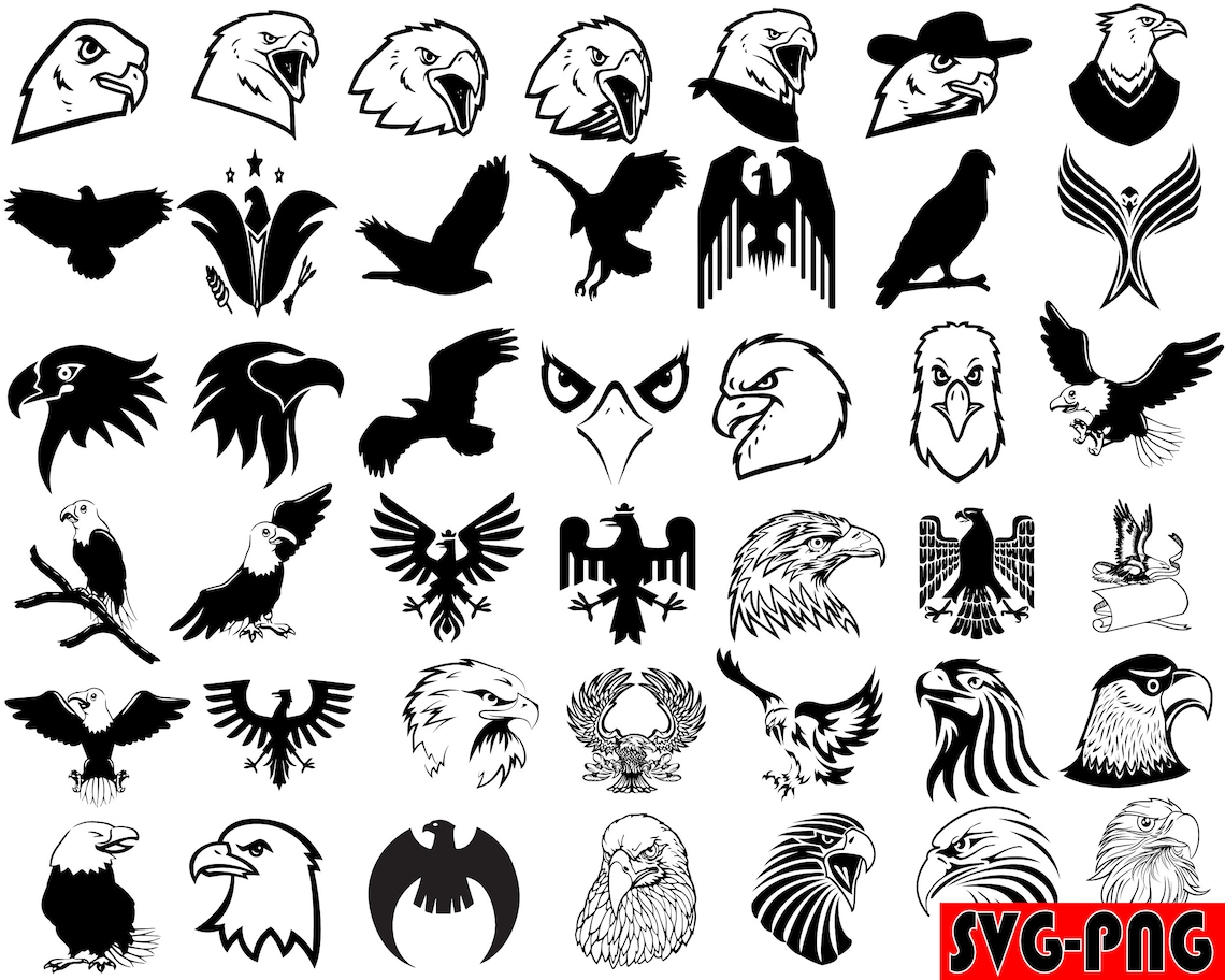 Eagle Svg Files, Eagle Svg Bundle, Layered Svg for Cricut File Eagle ...