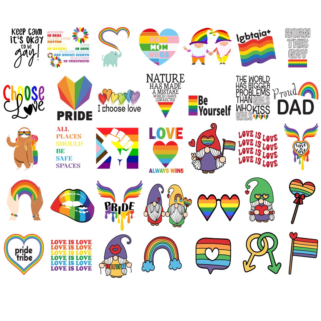 Lgbt Pride Svg Pride Svg Gay Pride Svg Pride Month Svg Love Is Love Svg Rainbow Heart Svg