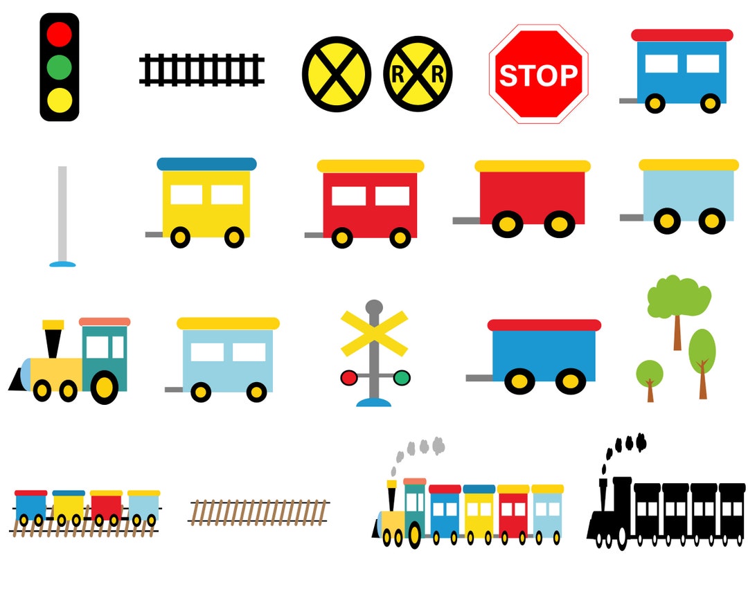 Kids Train Svg, Kids Education Files, Kids Svg Bundle, Layered Svg ...