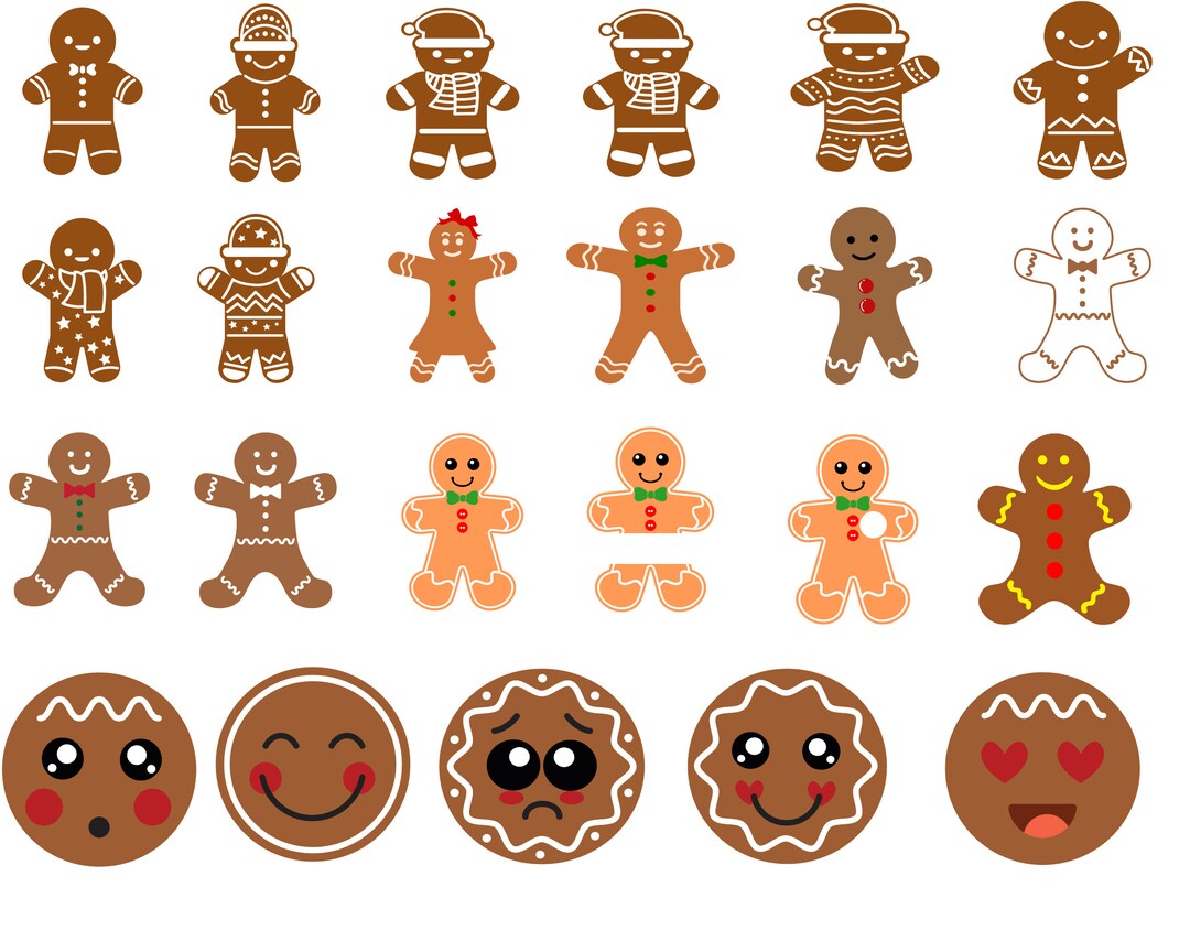 Ginger Bread Svg Ginger Cookies Svg Ginger Bread Layered Svg - Etsy
