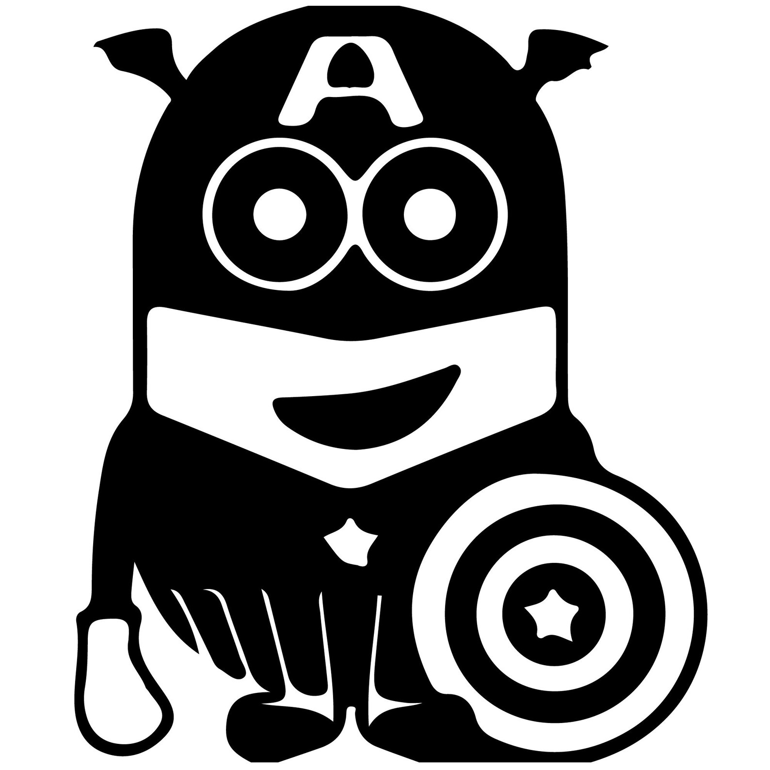 Minion SVG File, Minion Clipart, Minion Digital Download, Minion ...