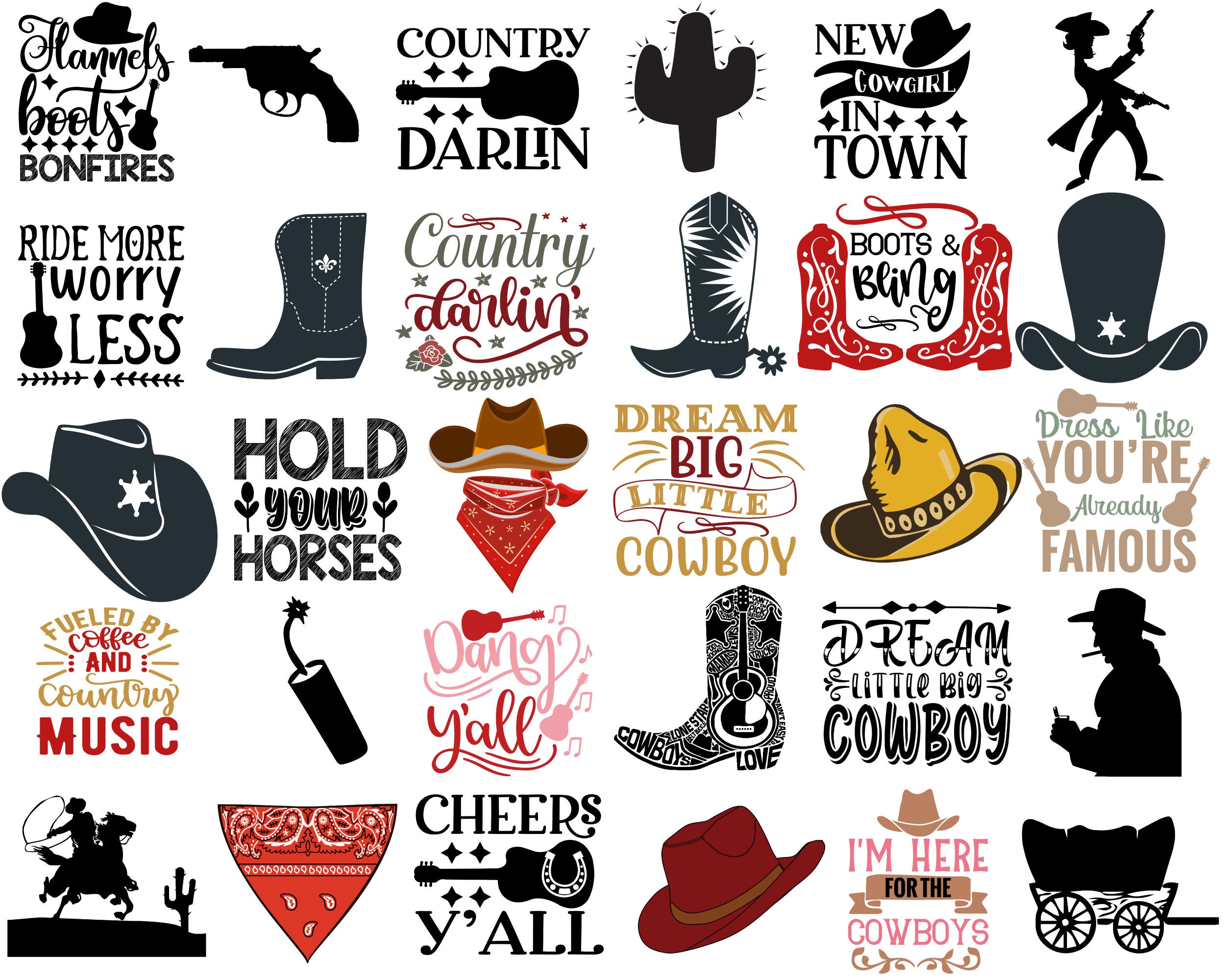 Cowboy SVG File, Cowboy PNG, Cowboy SVG Bundle,cowboy Cut File, Cowboy ...