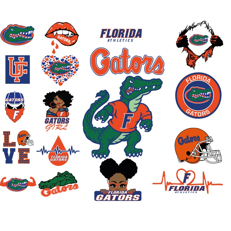 Gators SVG: Team Digital Files for Cricut, Silhouette (PNG, EPS ...