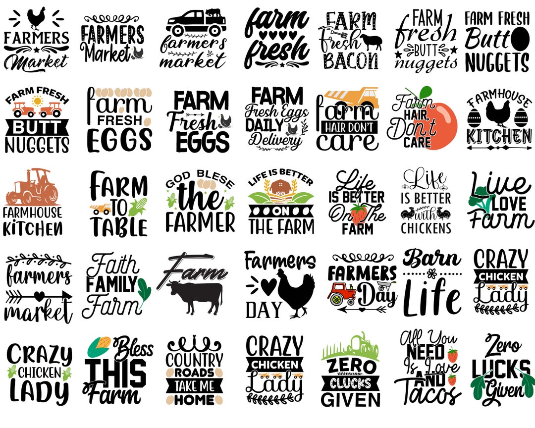 Farmhouse SVG, Farmhouse Quotes SVG File, Farmhouse SVG Bundle, Cut ...