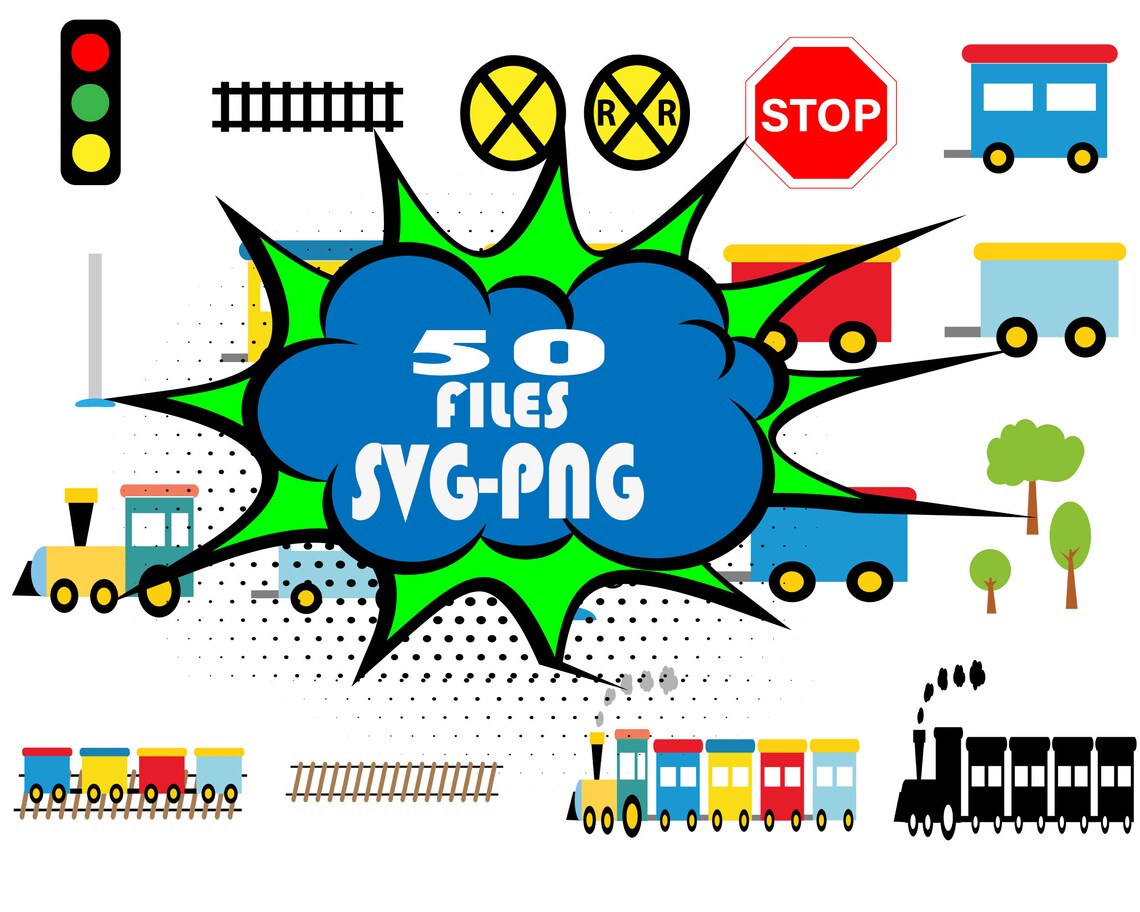 Kids Train Svg, Kids Education Files, Kids Svg Bundle, Layered Svg ...