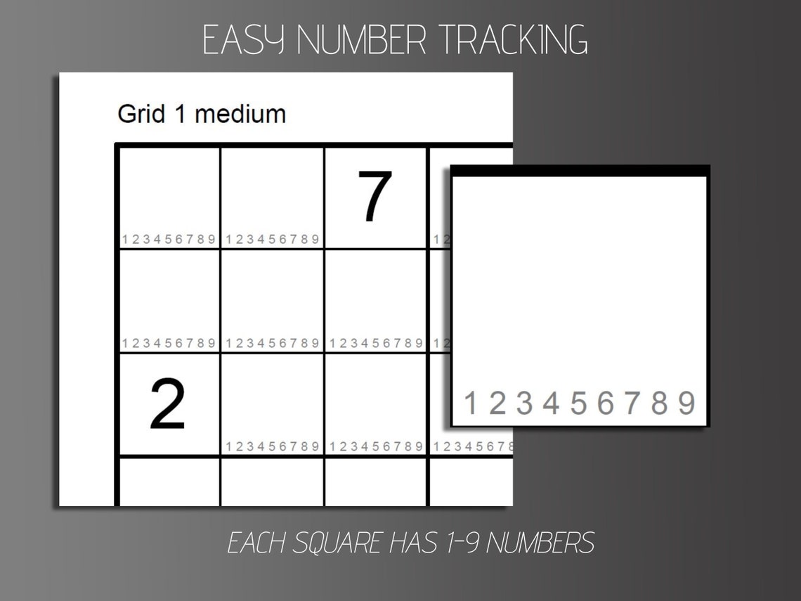 Remarkable 2 Puzzle Template | Sudoku | Digital PDF | Digital Download ...