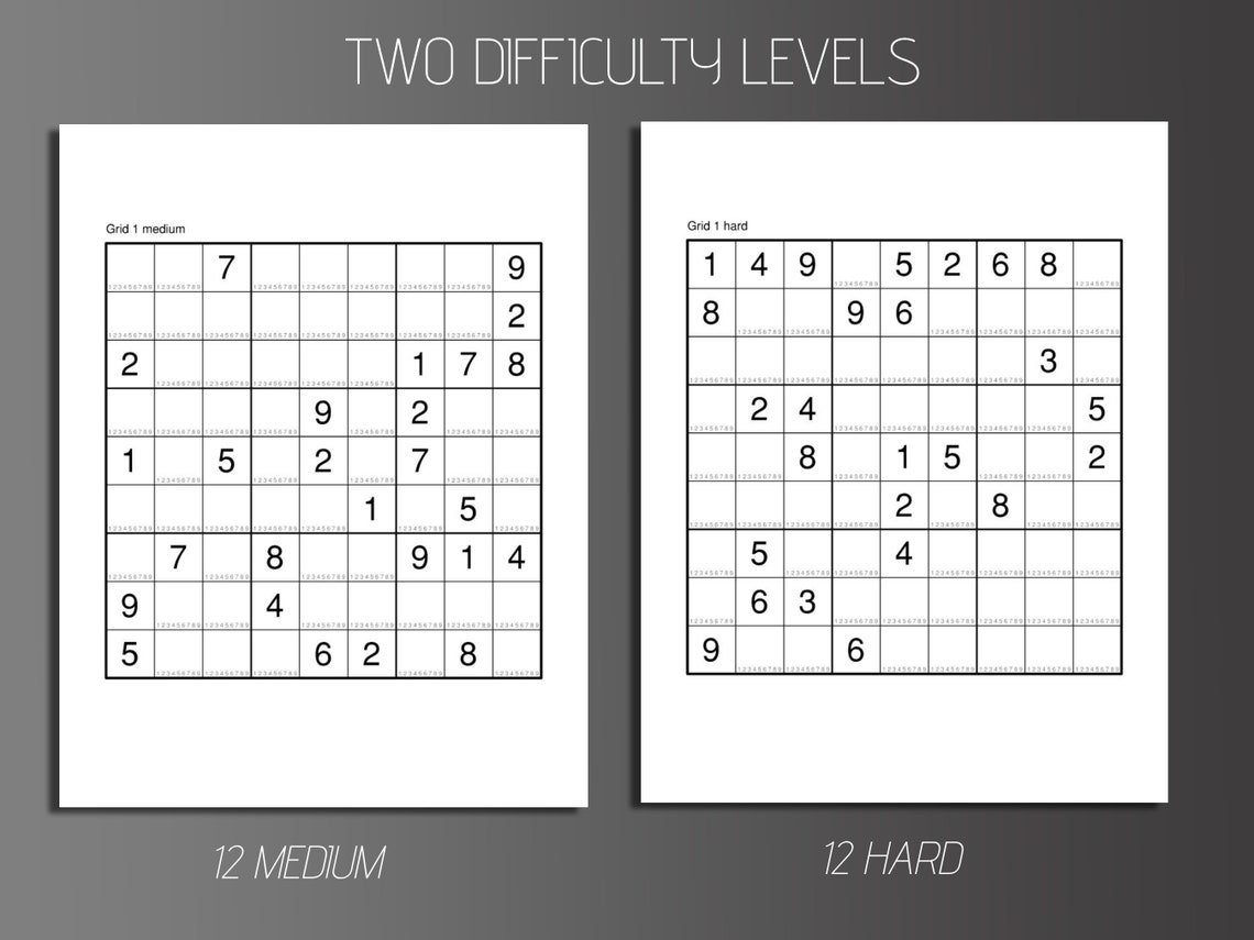 Remarkable 2 Puzzle Template | Sudoku | Digital PDF | Digital Download ...