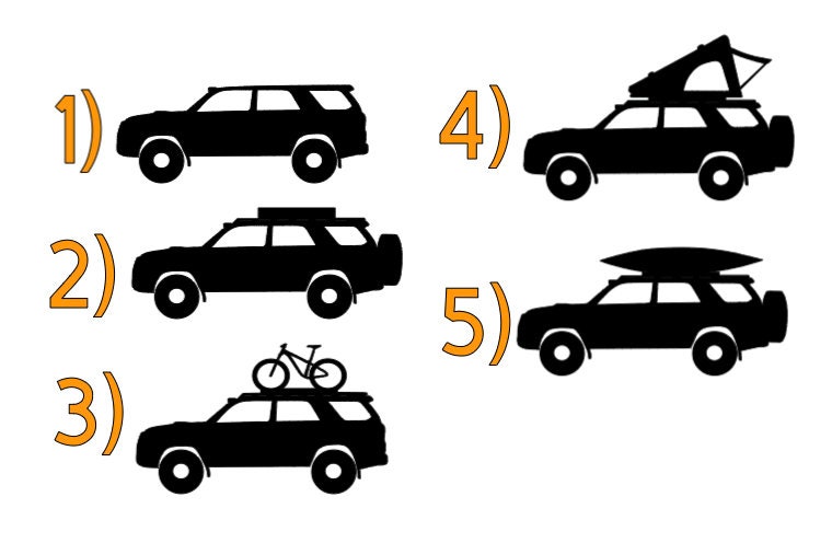 4runner and T-rex Decal, Multiple Color Options and Different Designs ...