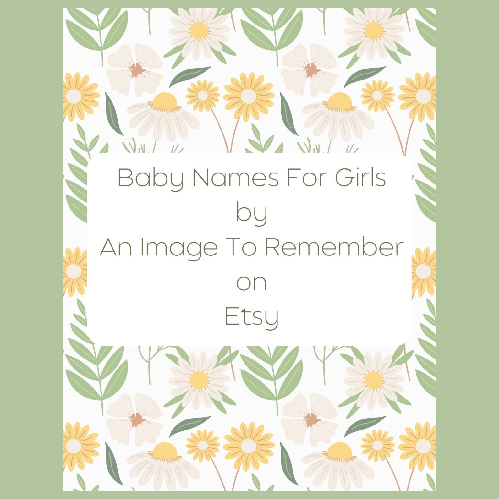 PRINTABLE List of Over 1200 Baby Names for Girls, A to Z Name Ideas for ...