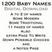 PRINTABLE List of Over 1200 Baby Names for Girls, A to Z Name Ideas for ...