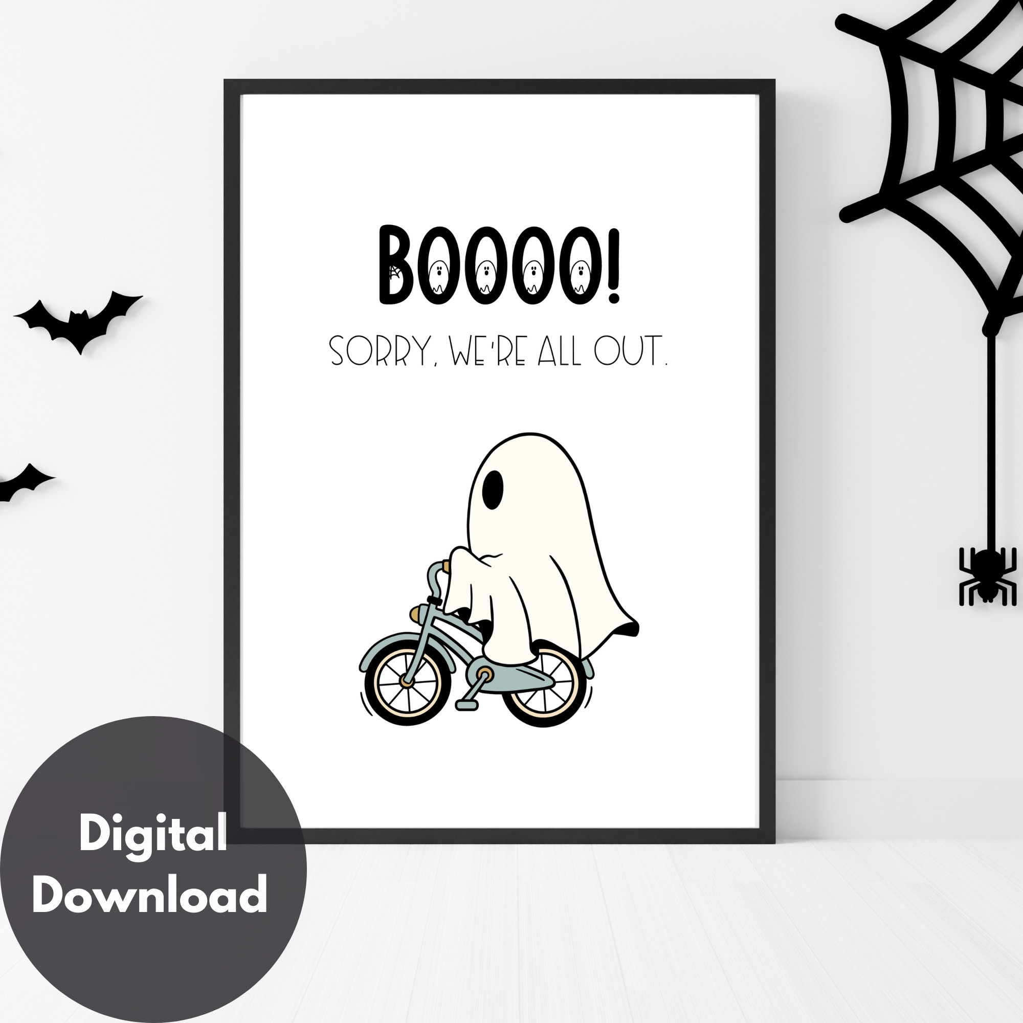 Halloween Out of Candy Sign 8x10 INSTANT DOWNLOAD - Etsy