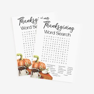 Thanksgiving Games, Word Search, Autumn Games,fall Activities , Fall ...