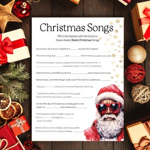 Christmas Game Bundle, Black Family Games, African American Christmas ...