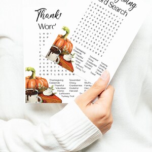 Thanksgiving Games, Word Search, Autumn Games,fall Activities , Fall ...