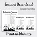 Graduation Game Match Game, Trivia Game, Instant Download, Graduation ...