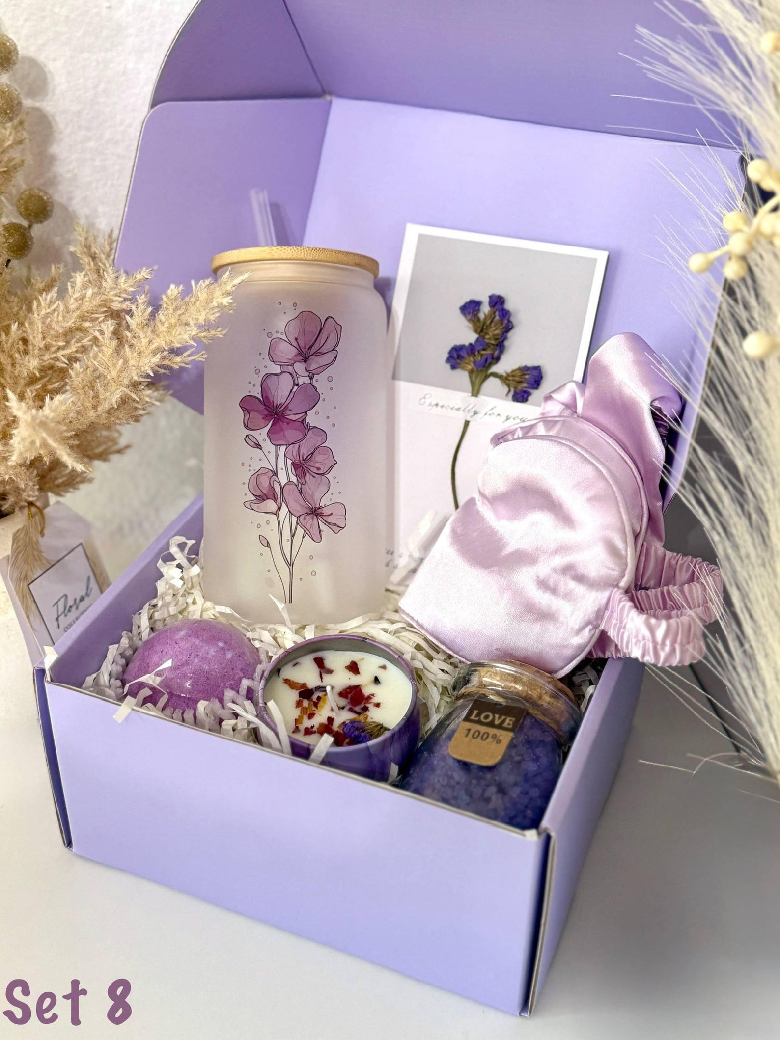 Spa Gift Set for Women, Organic Self Care Spa Gift Box, Handmade ...