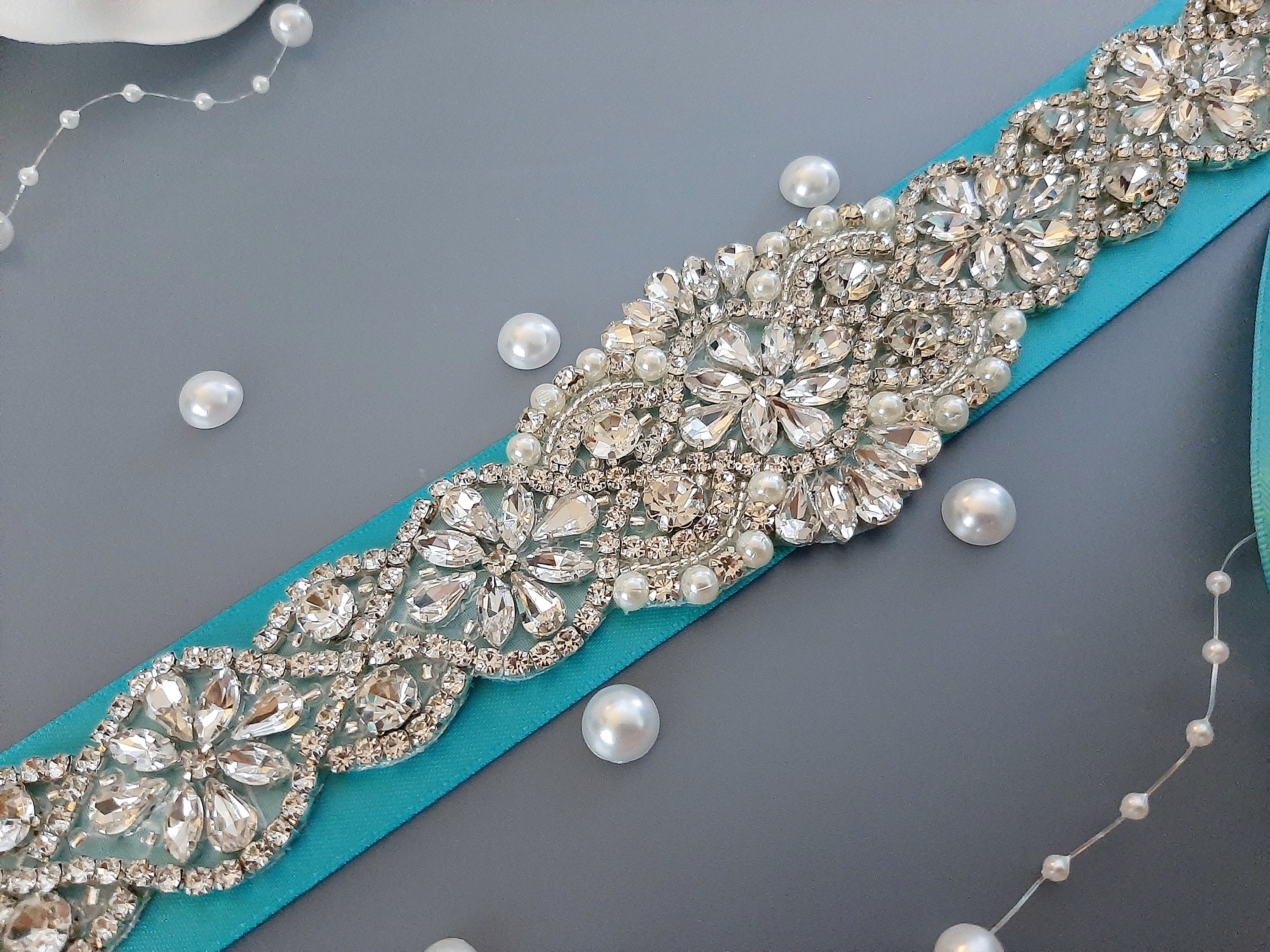 Turquoise wedding belt 60 photos - Astyledwedding.com