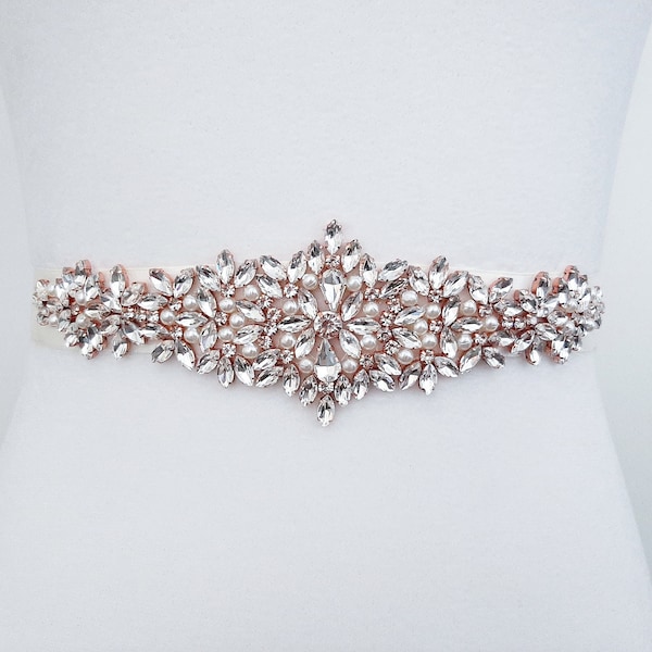 Rose Gold Belt - Etsy