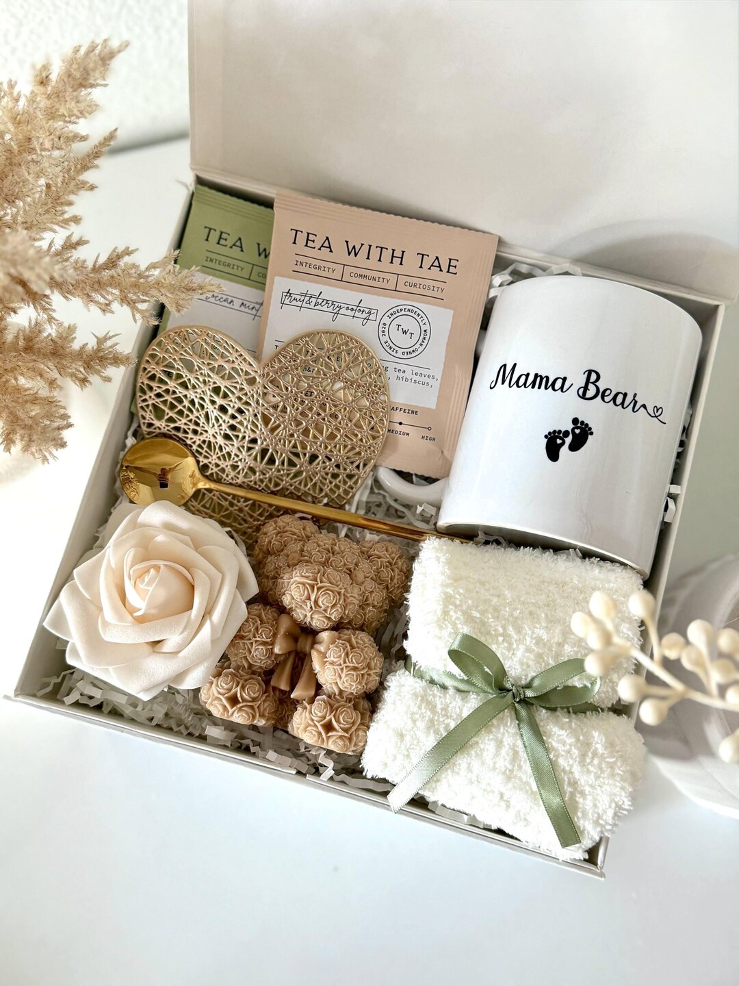 Expecting Mom Gift Basket, New Mom Gift Box, Pregnancy Gift, First Baby ...
