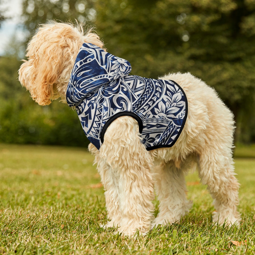 Fiji Print - Dog Hoodie Polynesian Samoan Hawaiian Tongan Tribal Tapa ...