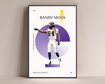 Randy Moss Poster - Etsy