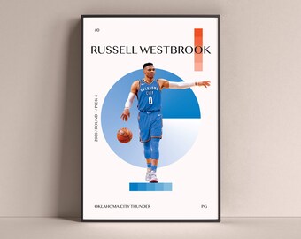 Russell Westbrook Poster - Etsy