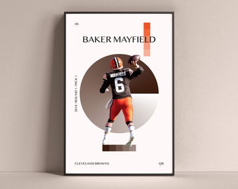 Baker Mayfield Poster - Etsy