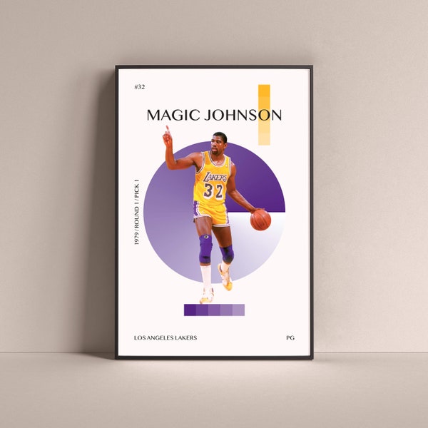 Magic Johnson - Etsy